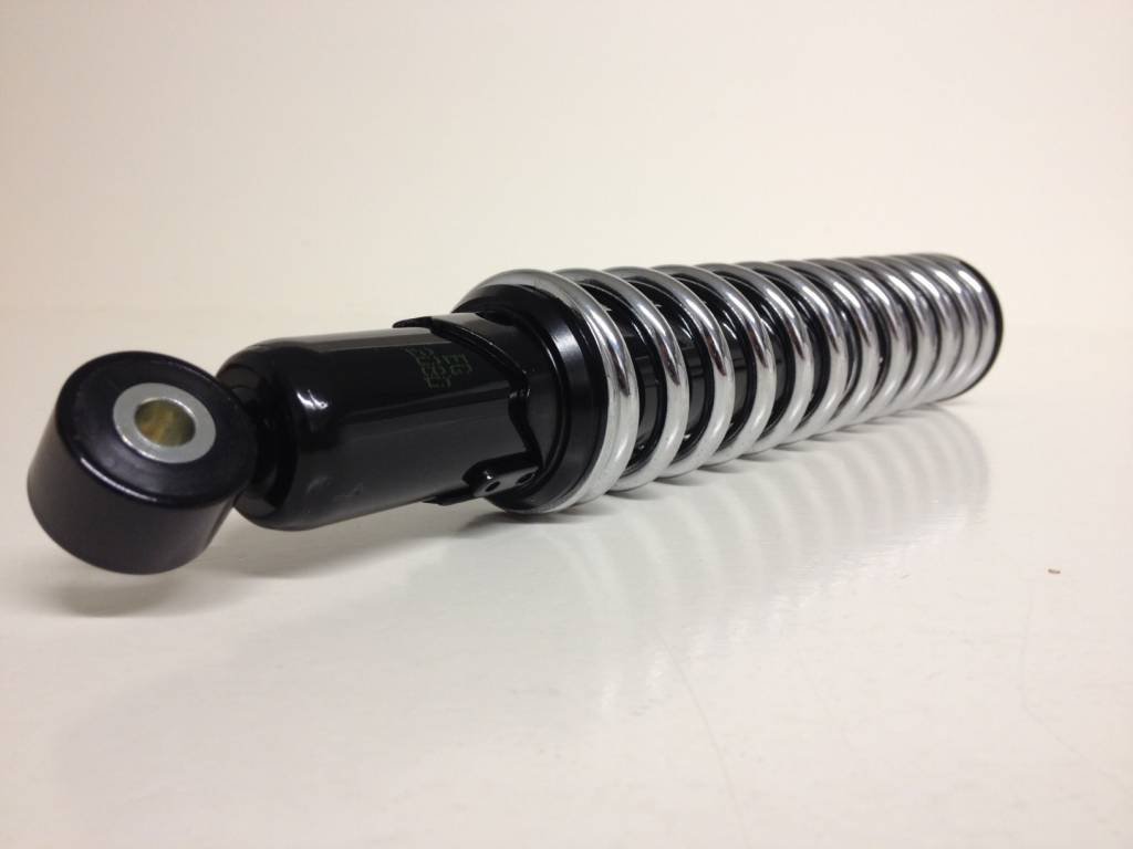 315mm Chrome / Black Cafe Racer Shocks Type 7 - STØDDÆMPER - Aros Speedshop