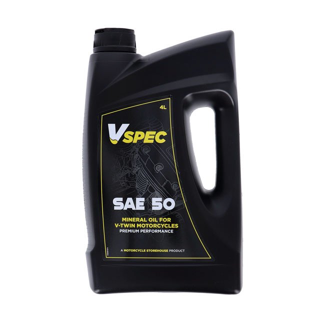 Vspec, SAE 50 (Mineral) motor oil. 4 liter bottle Single (mono) grade ...